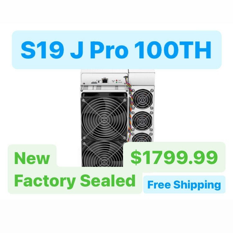 Bitmain Antminer S19 J Pro 100TH Bitmain Antminer S19 J Pro 100TH