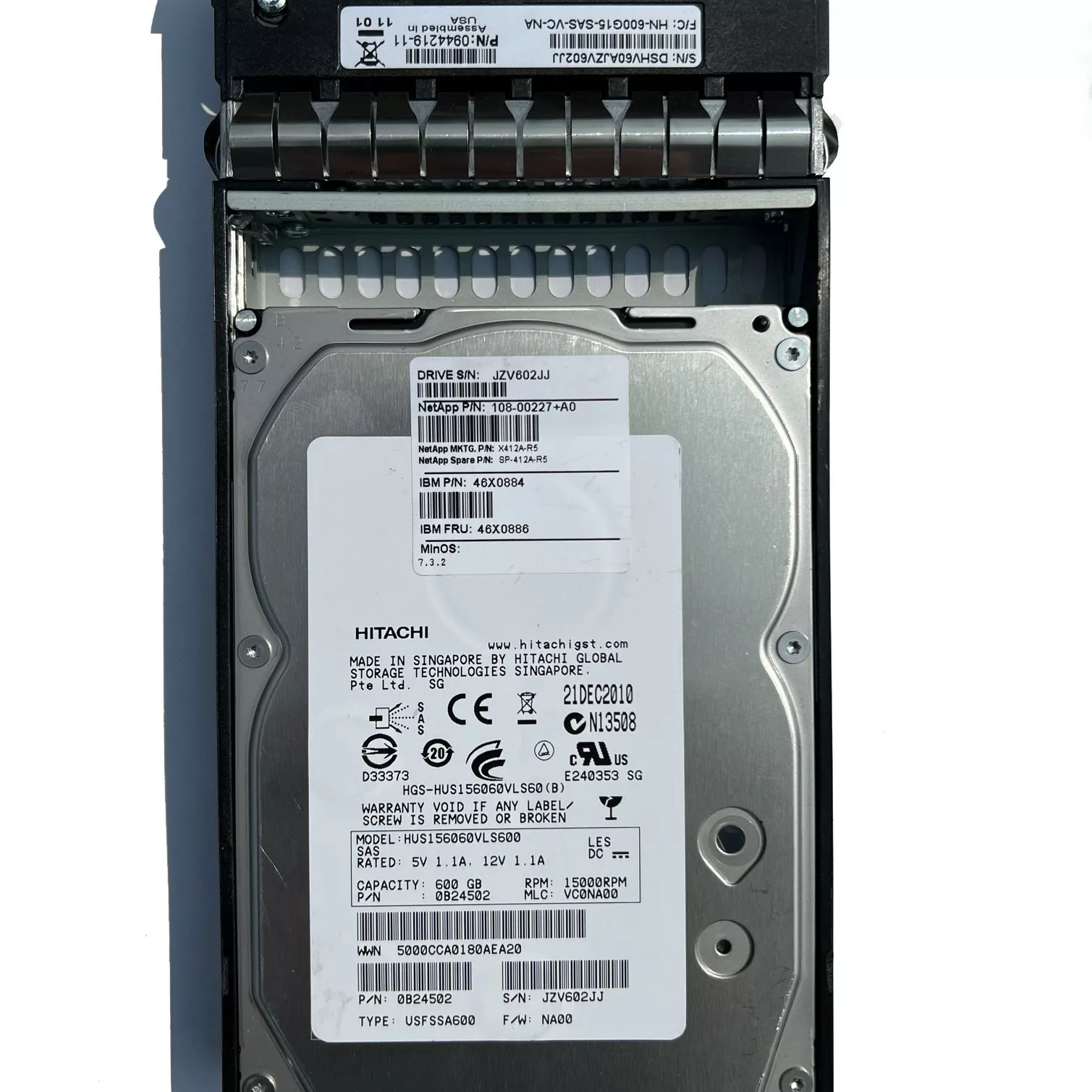 HITACHI 600GB, 3.5" SAS SERVER HDD